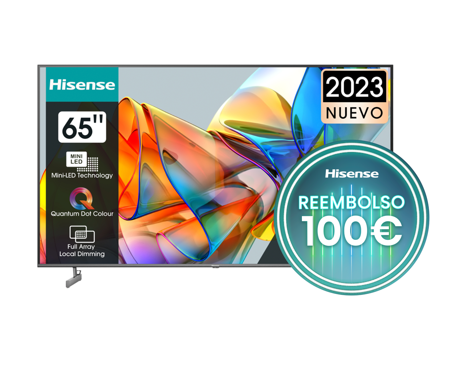 Hisense Mini Led Televisor 65" U6KQ, Dolby Vision & Atmos, AirPlay
