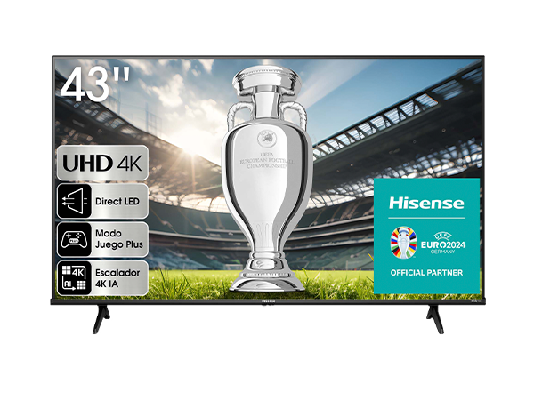 Hisense UHD 4K Smart TV 43" A6K, Dolby Vision, Modo Juego, Direct Led ...