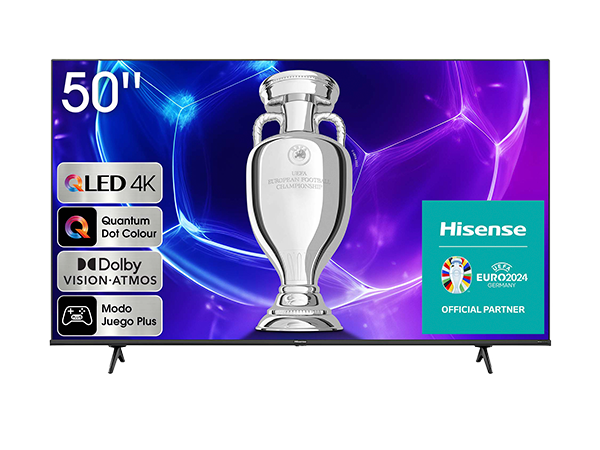 Hisense QLED Televisor 50" E7KQ, Dolby Vision,Dolby Atmos, Modo Juego ...