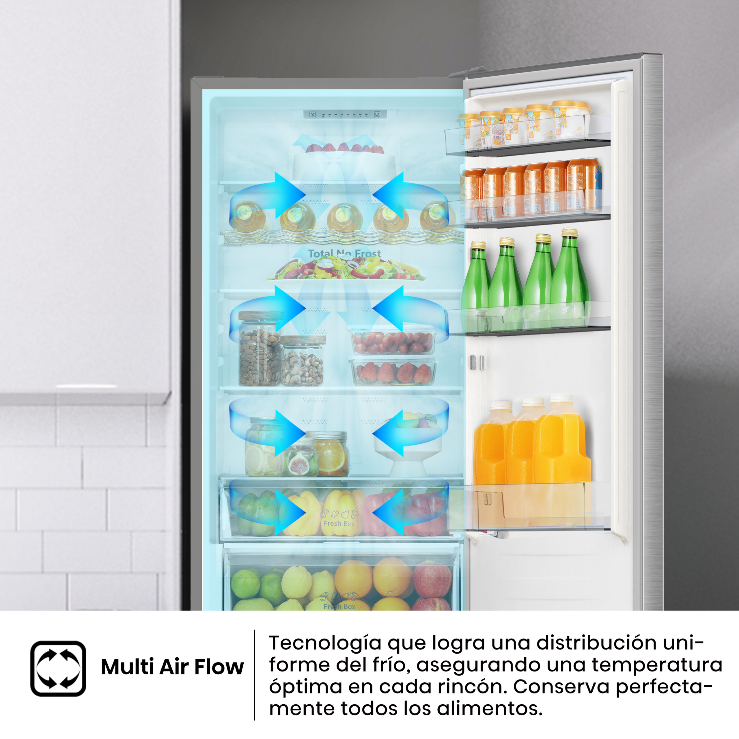 Hisense RB440N4ACC - Frigorífico Combi 2 Puertas, Clase C , 336L,