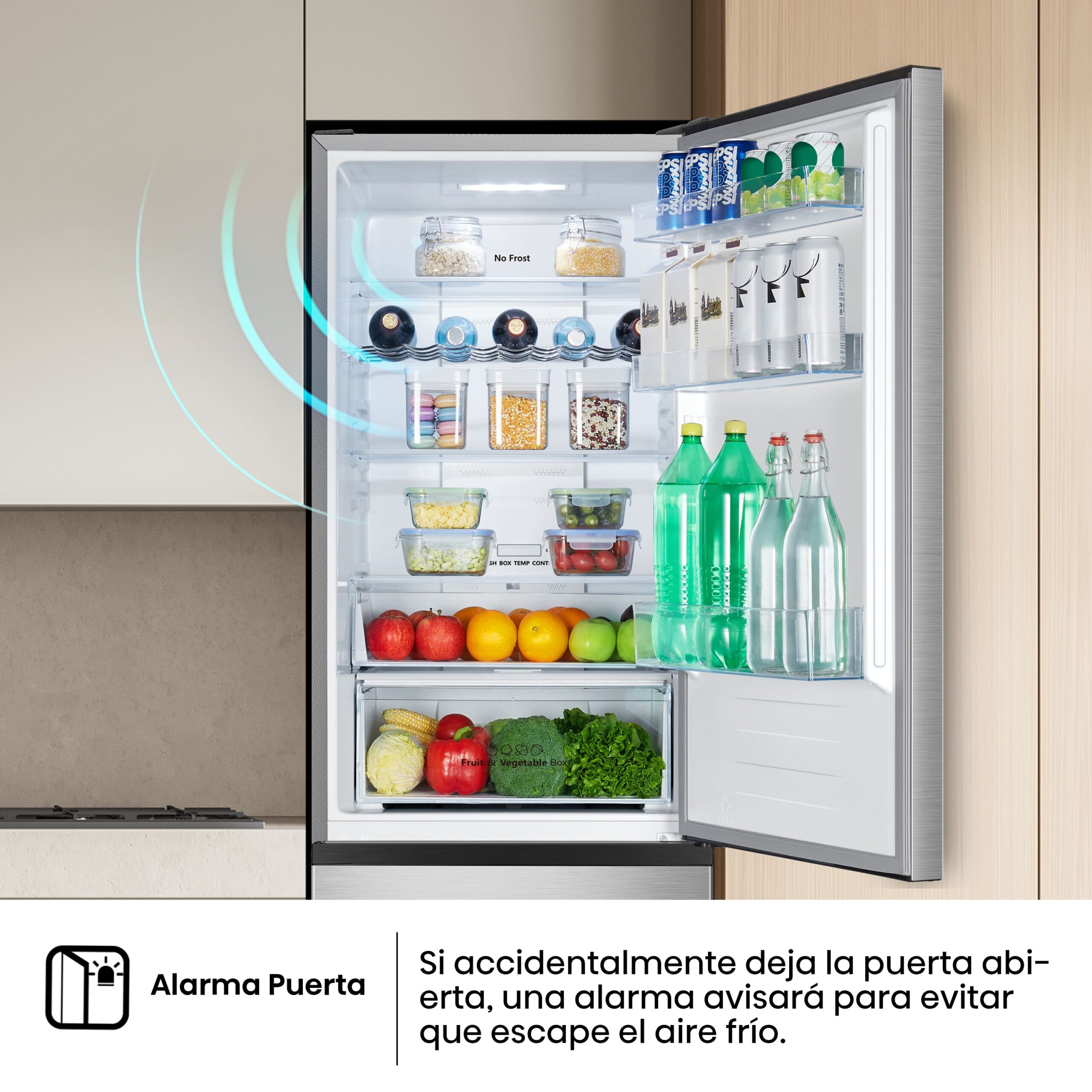 Hisense RB390N4CCD - Frigorífico Combi, Clase D , 304L, Inox