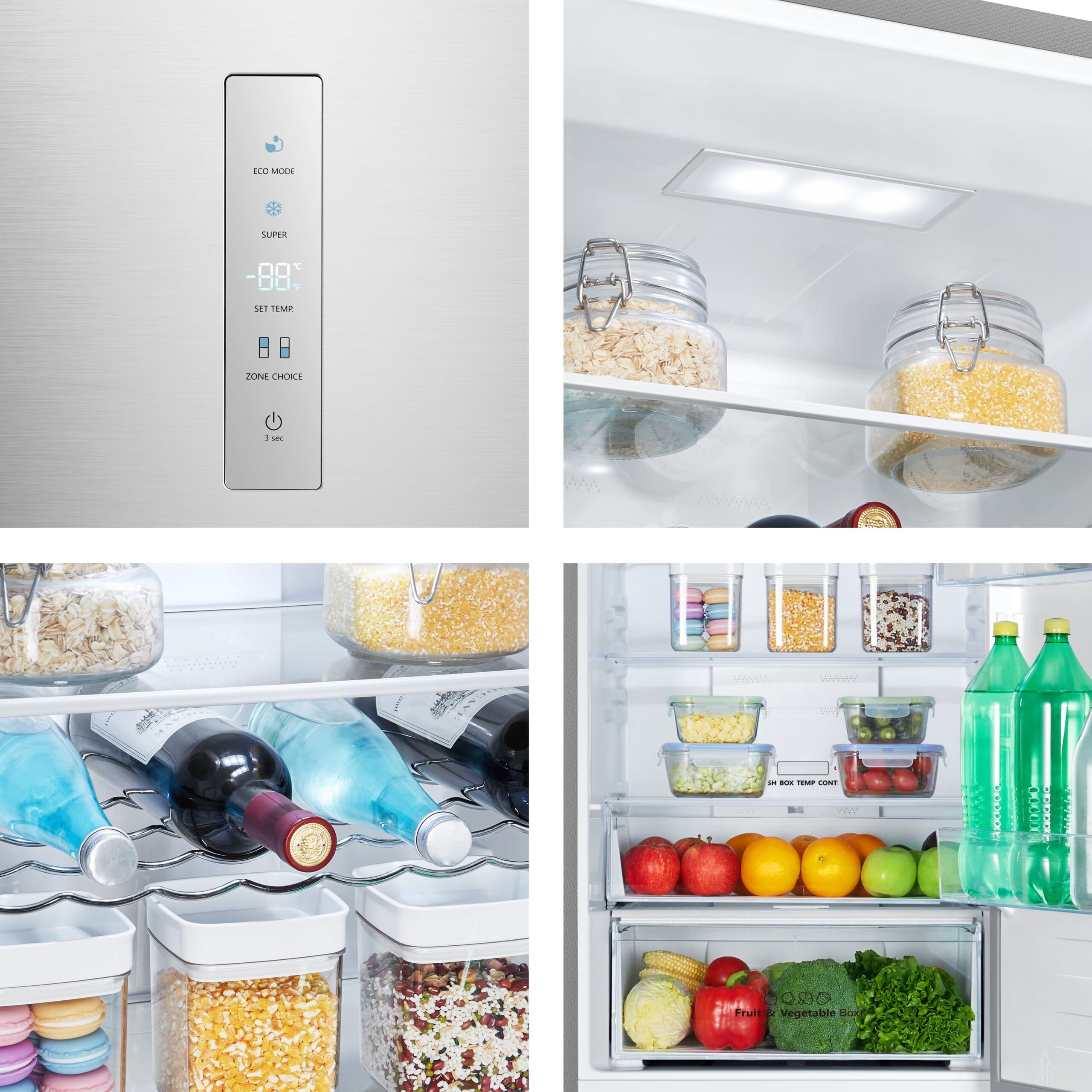 Hisense RB390N4CCD - Frigorífico Combi, Clase D , 304L, Inox
