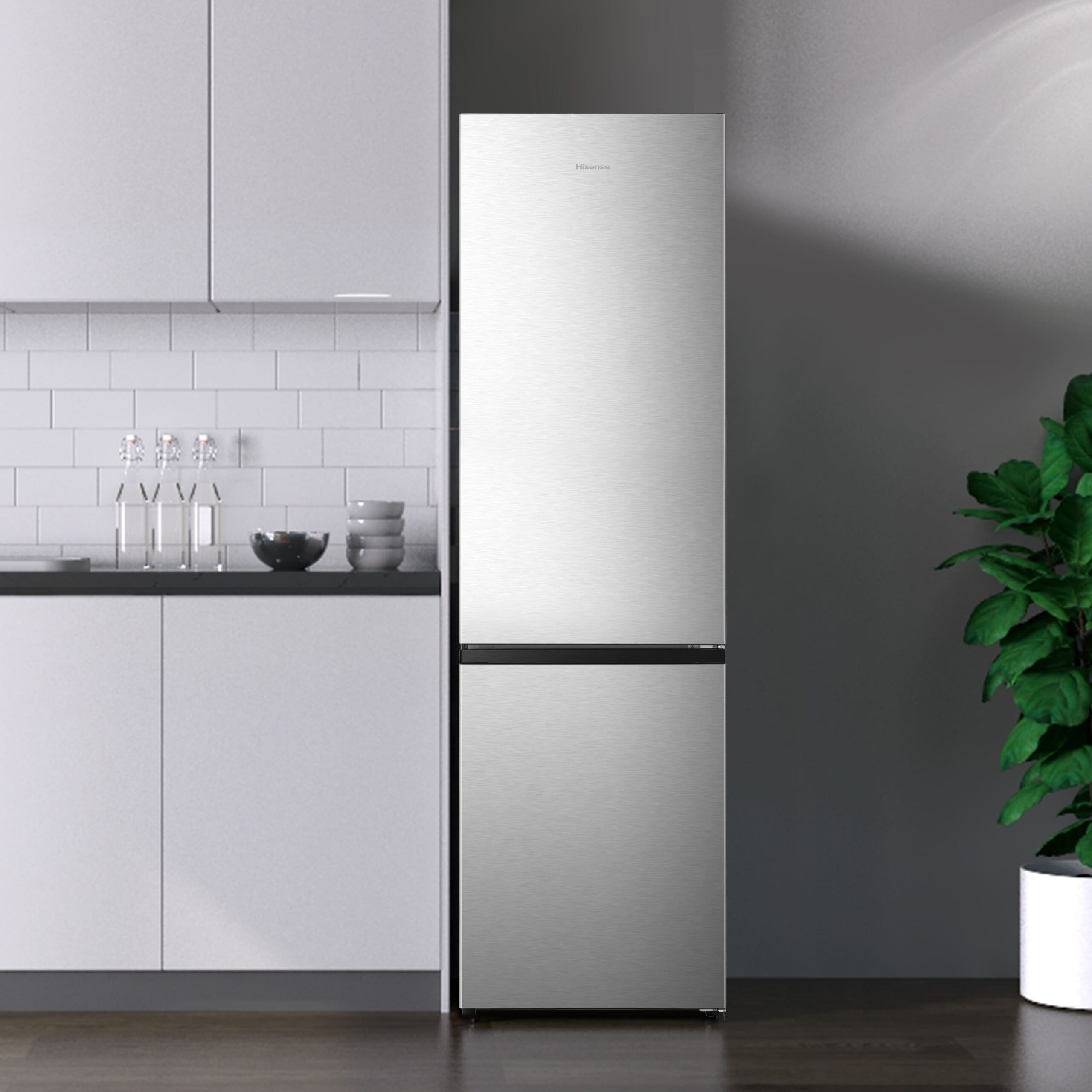 Hisense RB440N4ACA - Frigorífico Combi 2 Puertas, Clase A , 336L