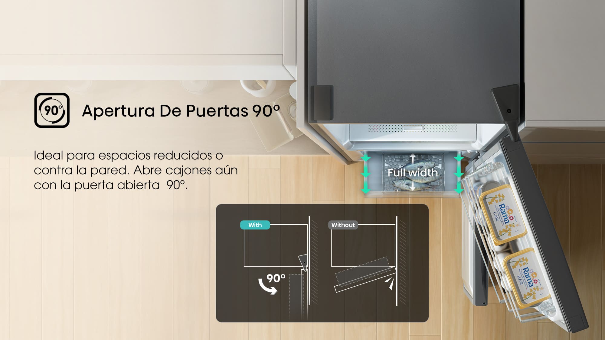 Hisense RB390N4BCC - Frigorífico Combi 2 Puertas,304L, Inox