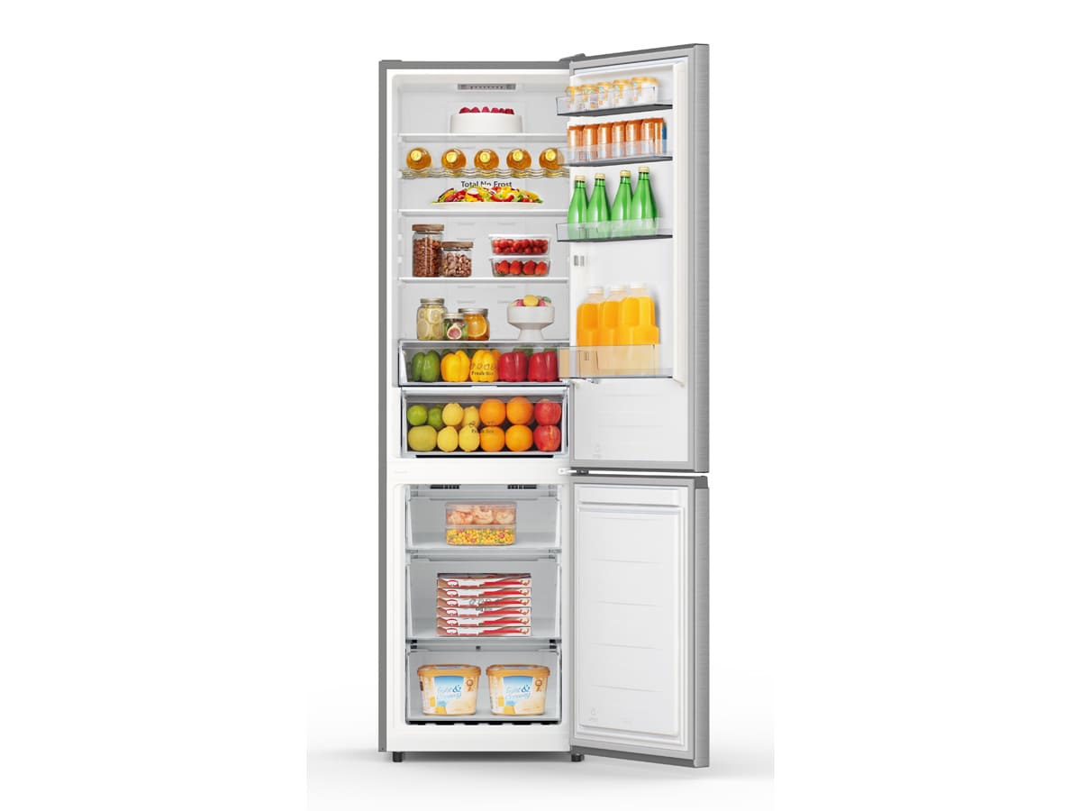 Hisense RB440N4ACC - Frigorífico Combi 2 Puertas, Clase C , 336L, Inox