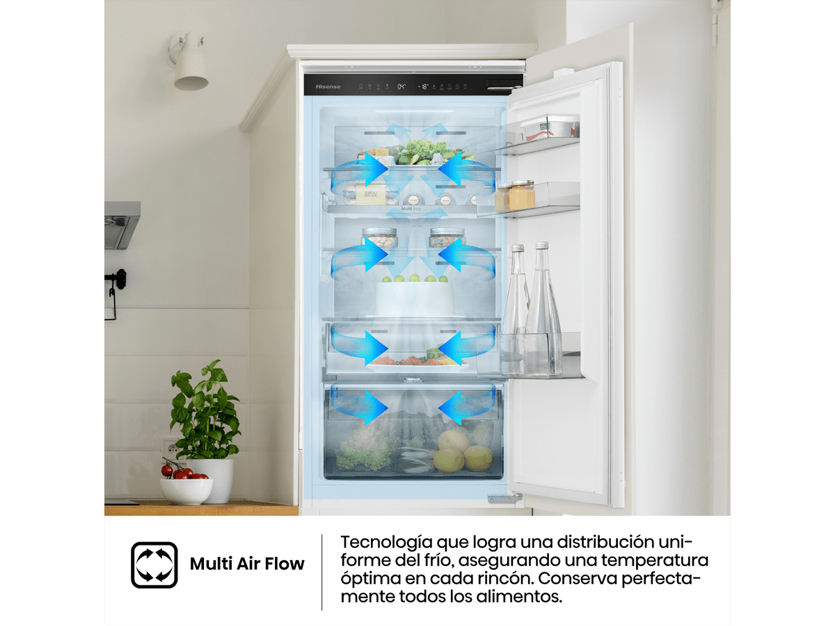 Hisense RB3B250SAWE - Frigorífico Combi Integración 2 Puertas, Clase E ...